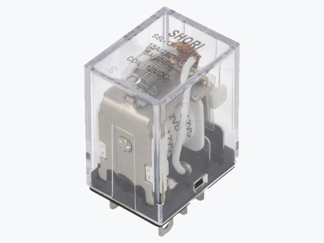 Реле индустриално 12V DC 15A S8L-12VDC-1AS | Hit-electro ...